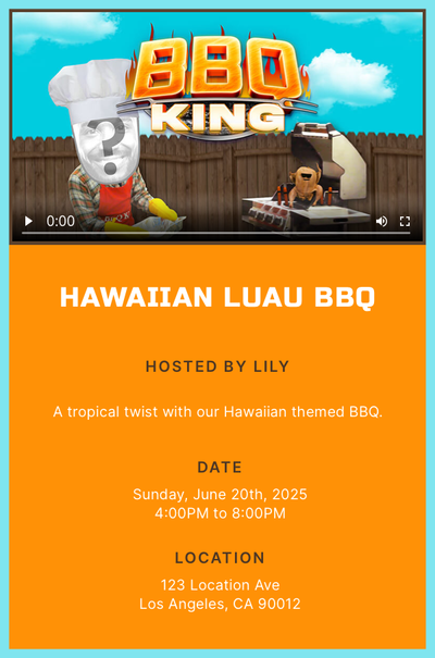 BBQ Invitation Cards - Make Sizzling Barbecue Party Invites!